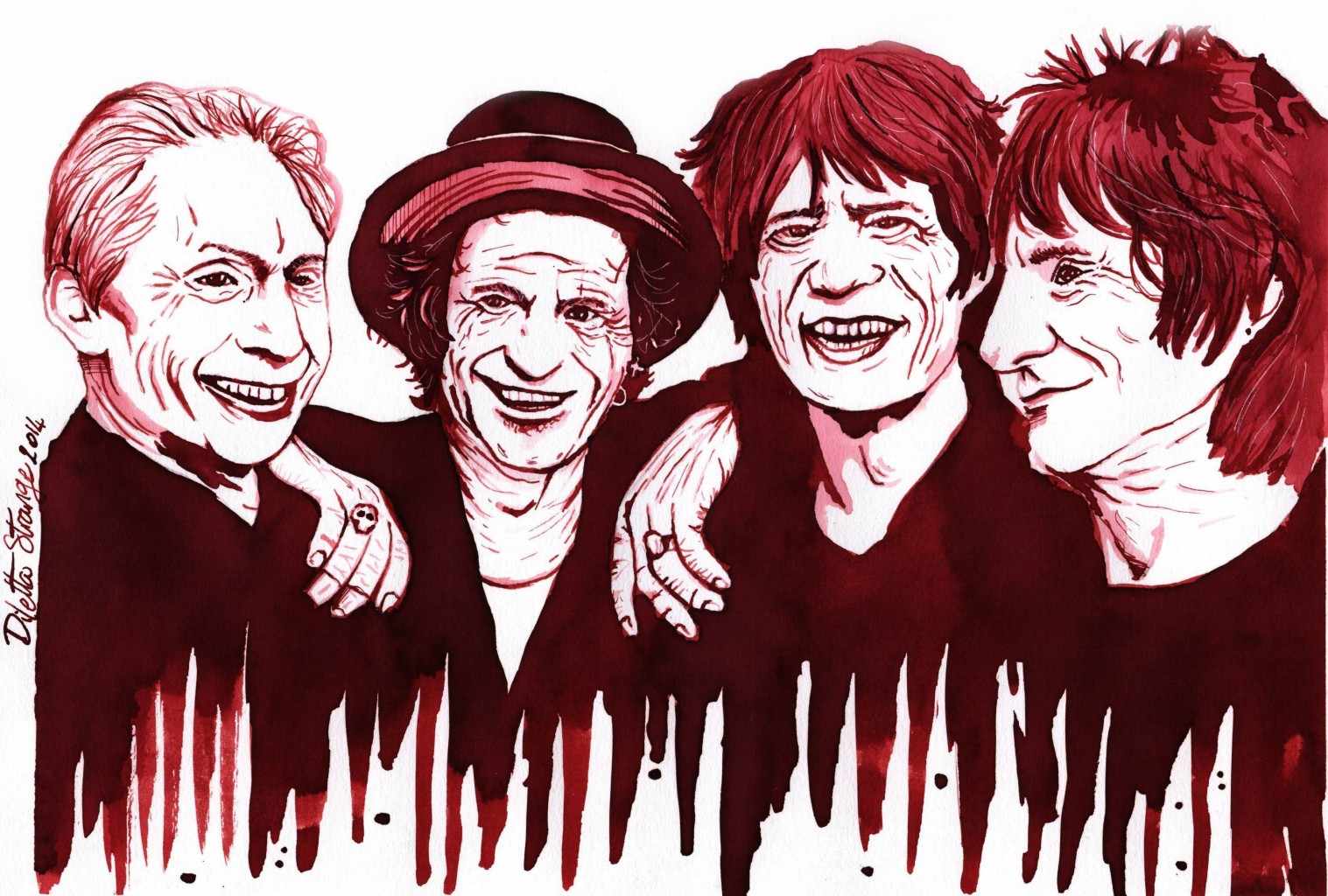 Ink pen illustrations by Diletta Strange | Pen portraits | Ink art ...