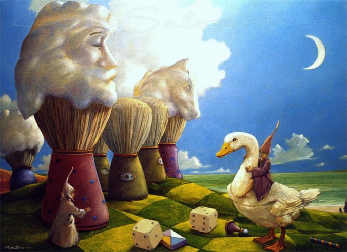Surrealism: paintings by the artist Carlo Salomoni, Italy – Artsy Nature