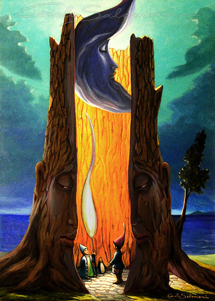 Surrealism: paintings by the artist Carlo Salomoni, Italy – Artsy Nature