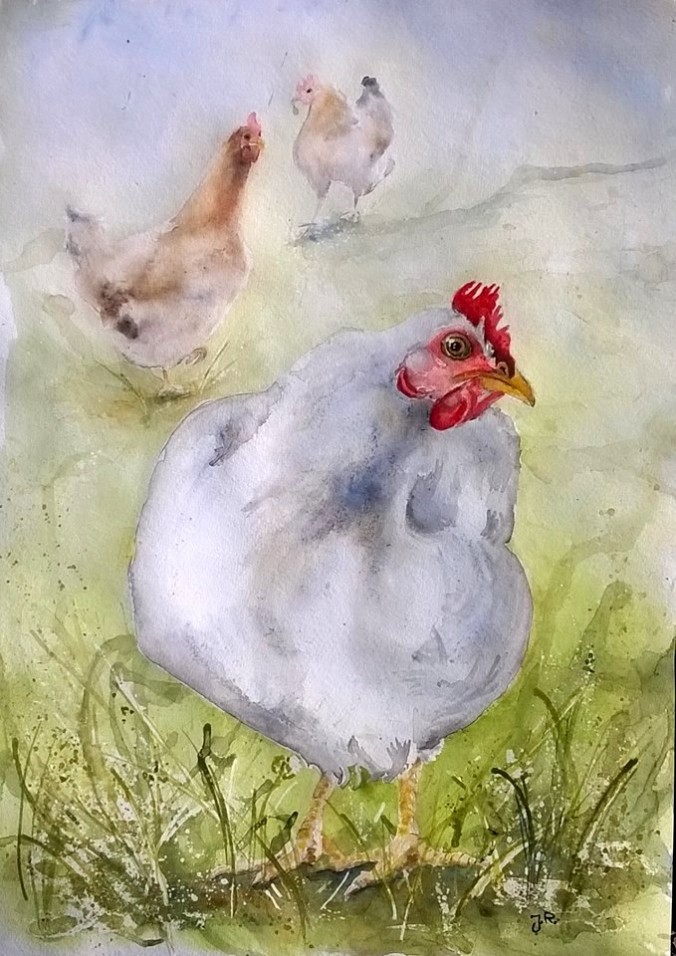 Watercolor and Oil Paintings by the artist Jurga Ryan, Lithuania ...