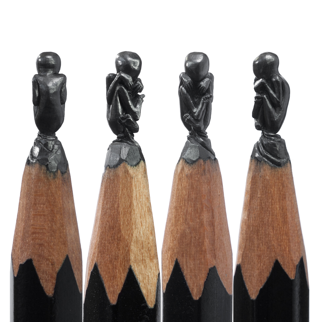 Salavat Fidal - Pencil tip carving | Micro Sculptures – Artsy Nature