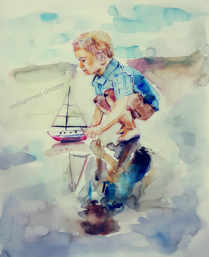 Digital art, Pencil, Charcoal drawings by the artist Mohammed Al-Nasser ...